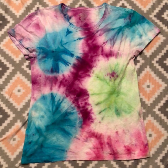 J. Crew | Tops | Jcrew Womens Tie Dye Studio Tee Size Medium Nwot ...